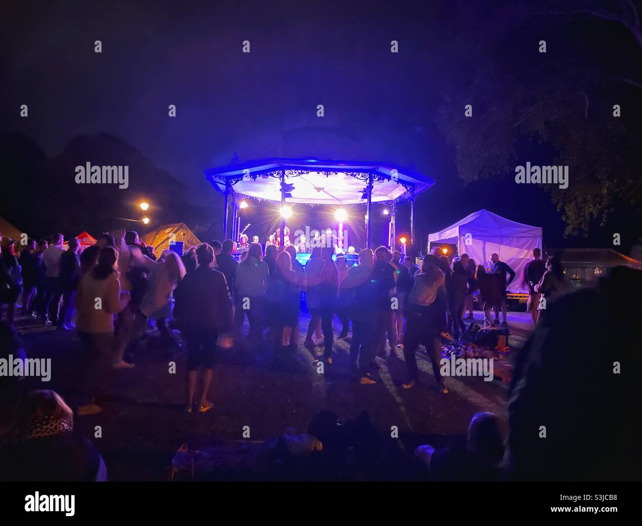 Outdoor jazz festival at Christchuch England Stock Photo - Alamy