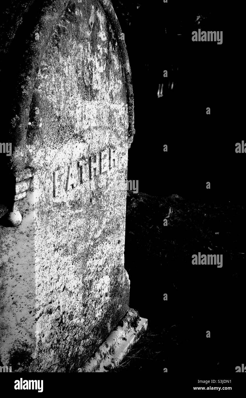 Father tombstone hi-res stock photography and images - Alamy