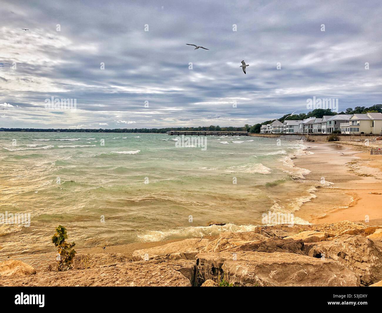 Windy day on a lake hi-res stock photography and images - Alamy