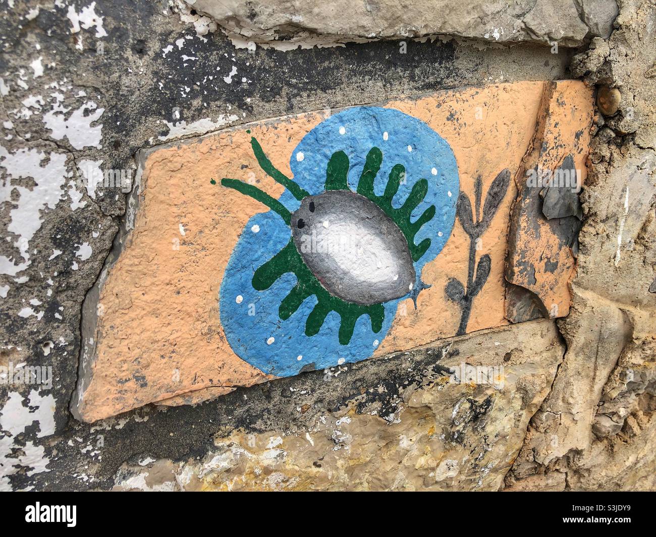 Colourful rock art Stock Photo - Alamy