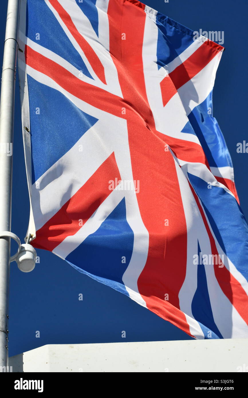 With union jack backdrop hi-res stock photography and images - Alamy
