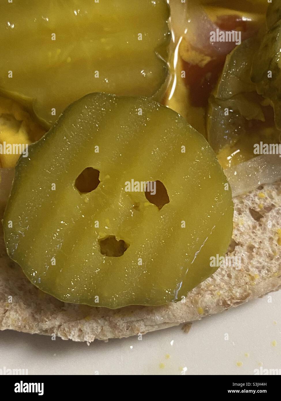 Face and food hi-res stock photography and images - Alamy