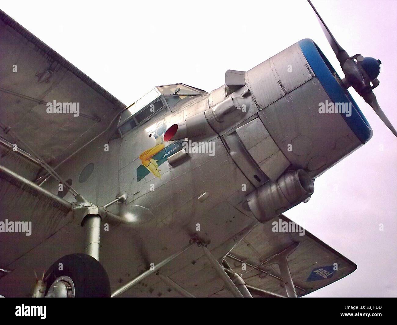 Antonov An-2 soviet era single-engine biplane on display in Germany ...