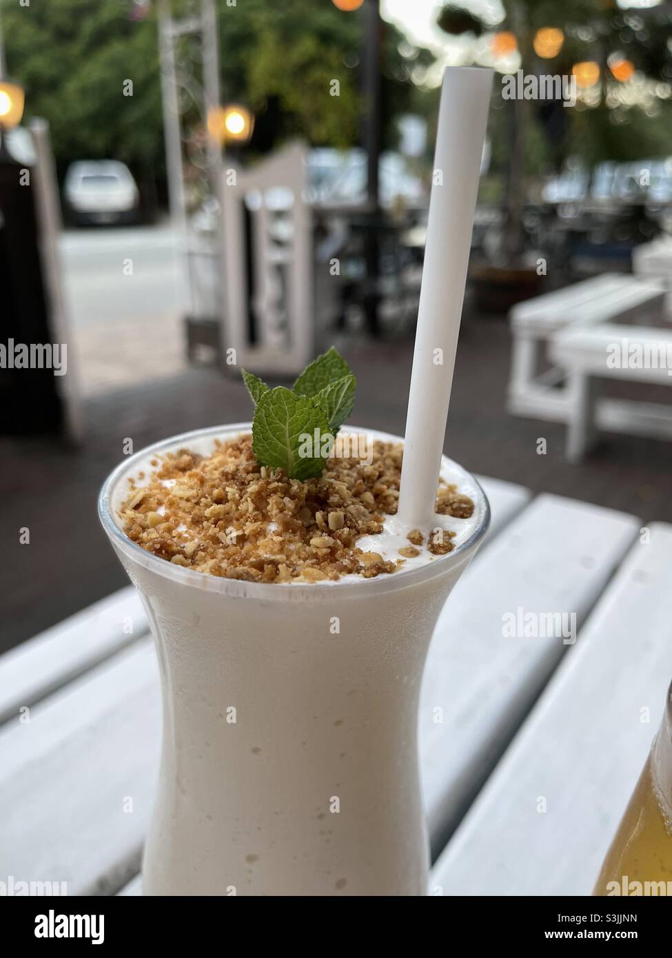 Vanilla milkshake hi-res stock photography and images - Alamy