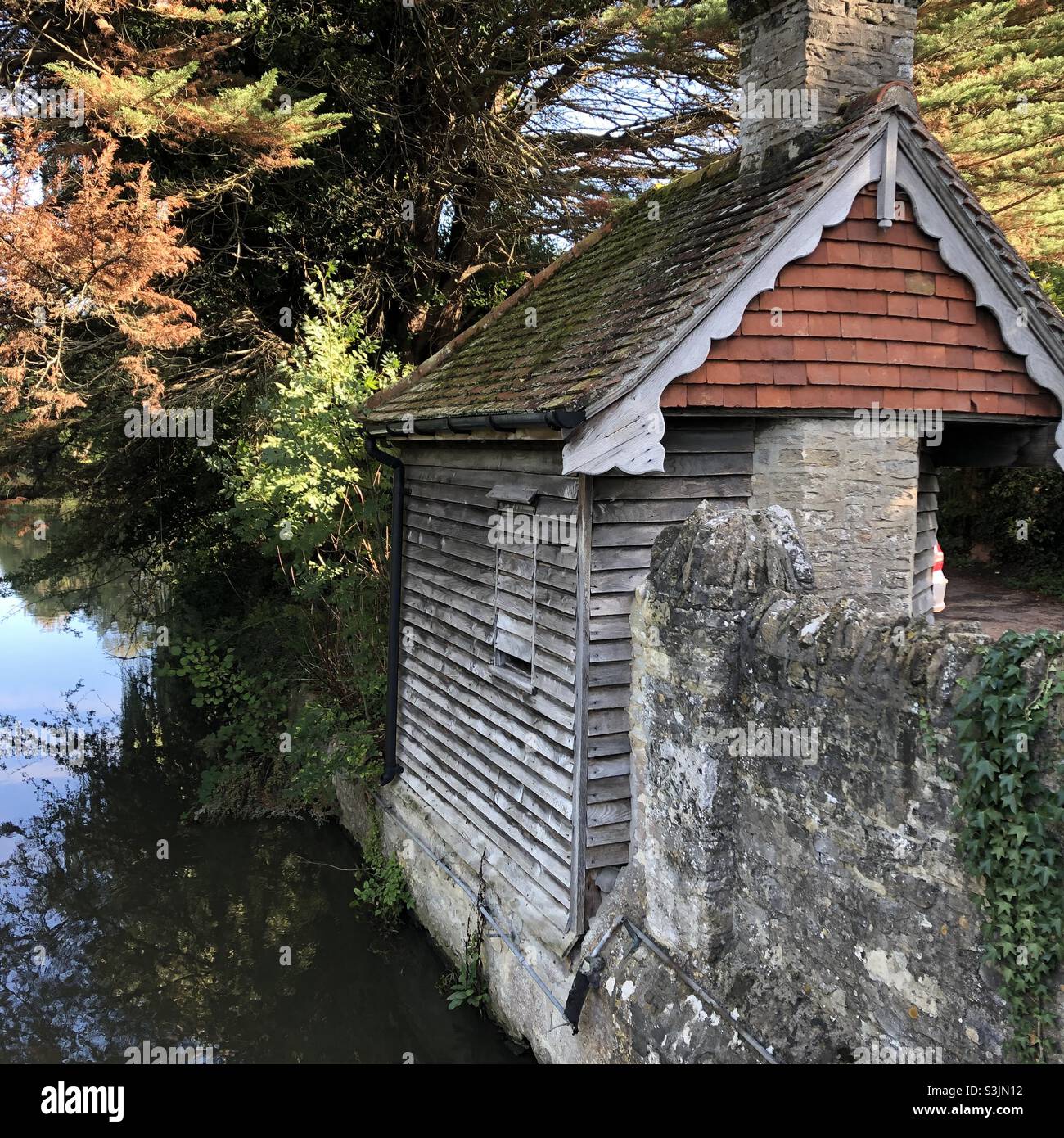 Oxford Isis River towpath bridge Stock Photo - Alamy