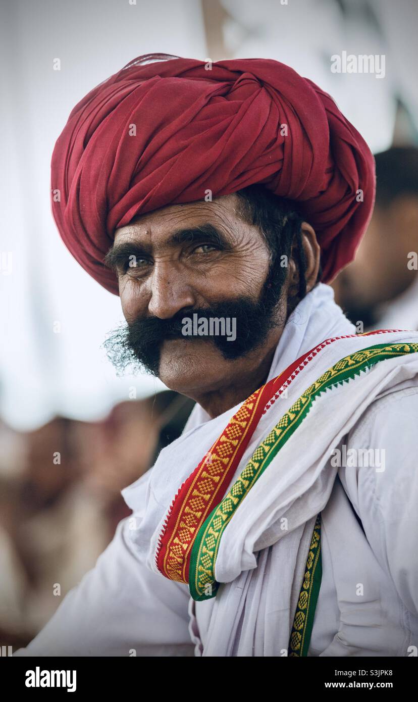 Pushkar portrait hi-res stock photography and images - Alamy