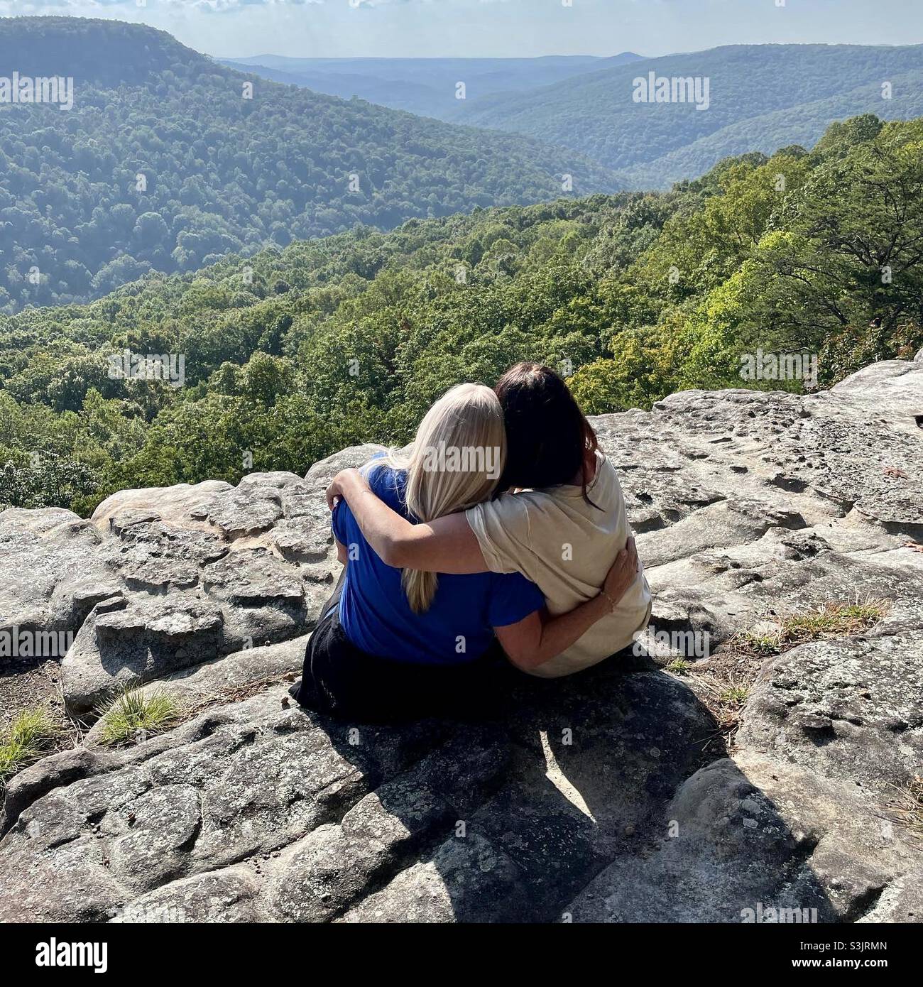 Best Friends of 31 years taking in the view of the bluffs on Cumberland ...
