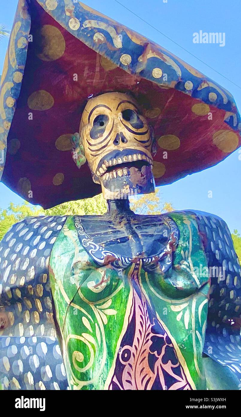 Día de los muertos calavera skeleton in Cabo Stock Photo - Alamy