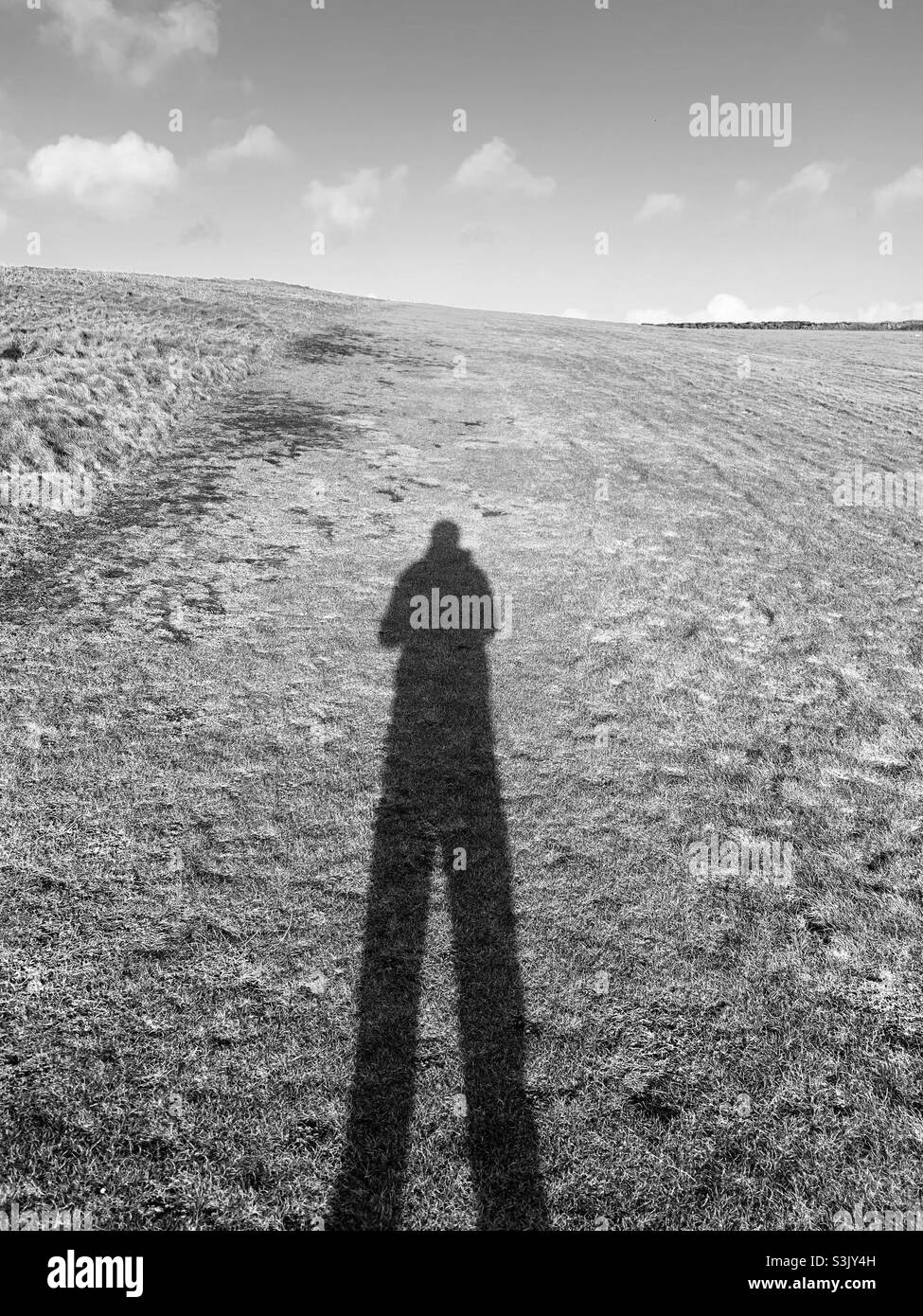 Shadow black white hi-res stock photography and images - Alamy