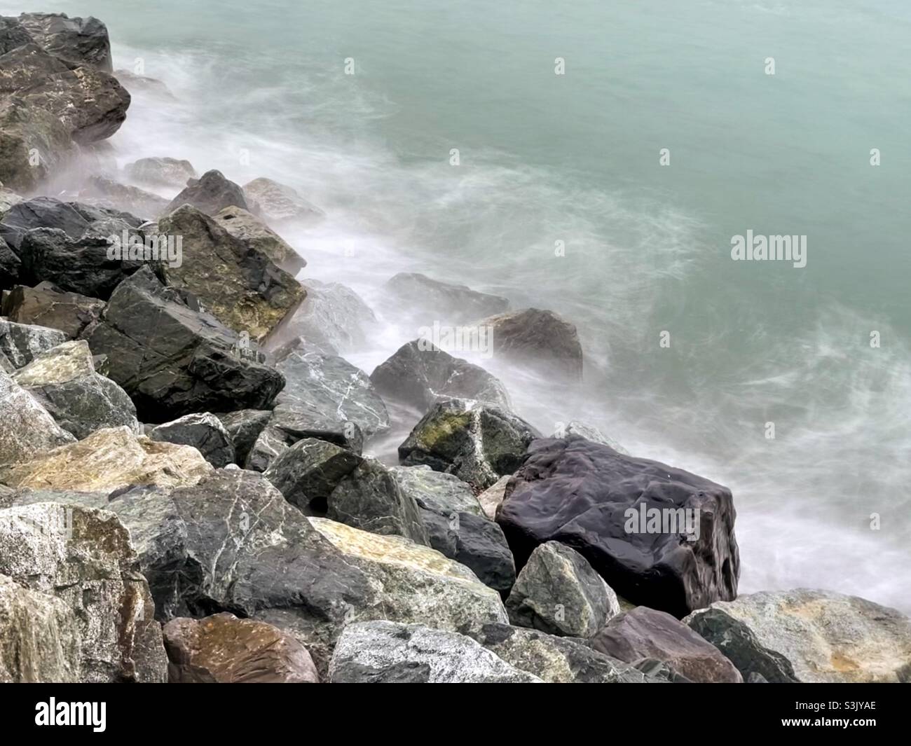 Rocks and water Stock Photo - Alamy