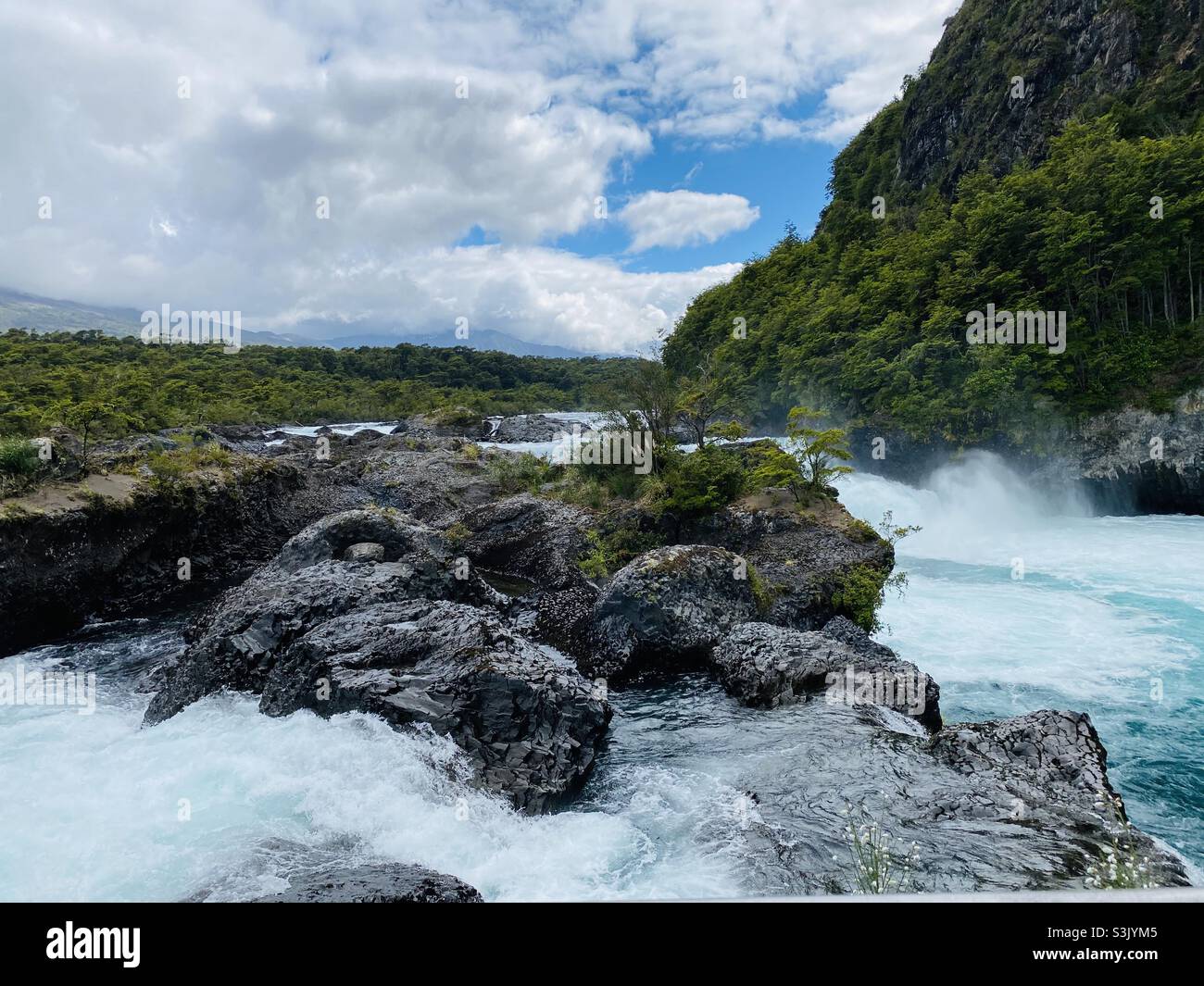 Petrohue waterfalls hi-res stock photography and images - Alamy