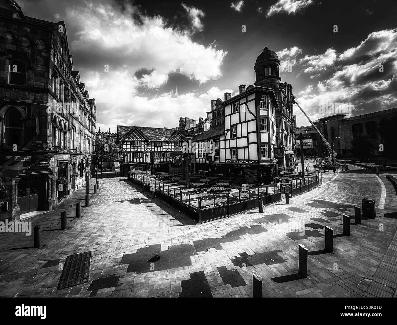 Manchester black white Black and White Stock Photos & Images - Alamy