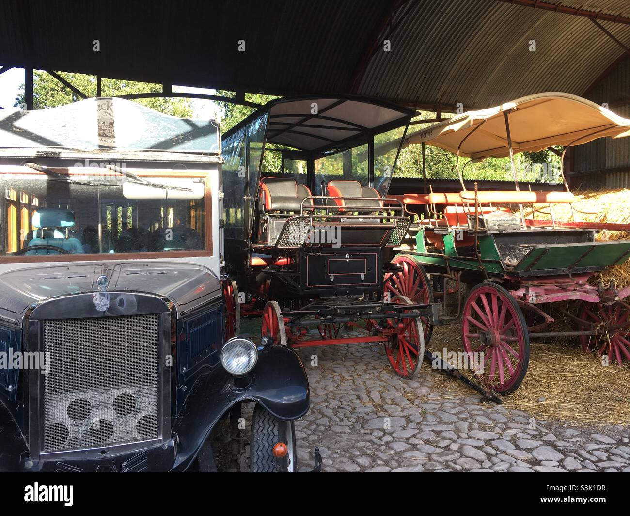 Old time vehicles Stock Photo - Alamy