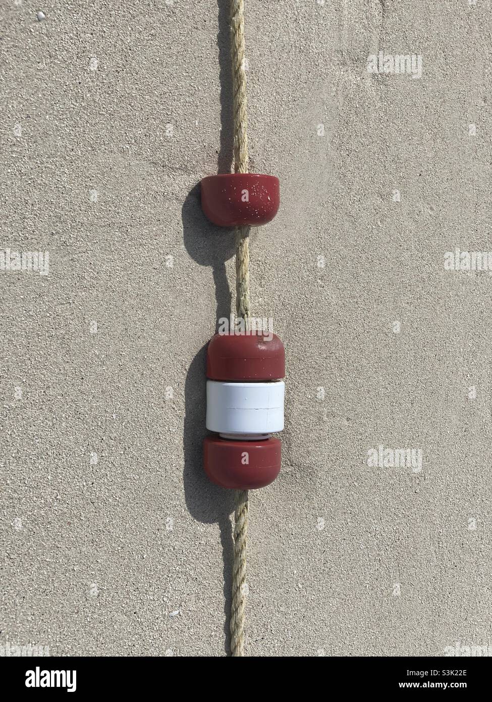 Rope on the beach sand hi-res stock photography and images - Alamy