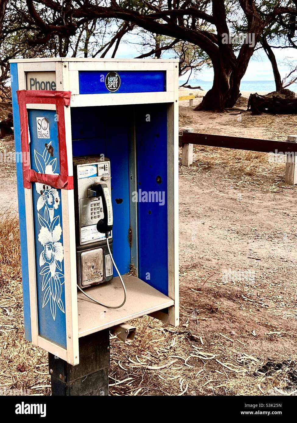 Old Pay Phone Booth