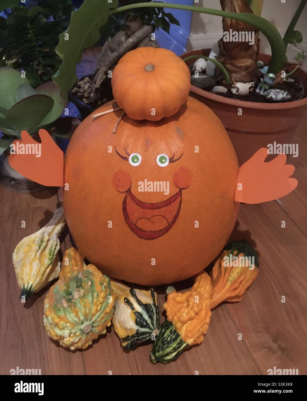 Pumpkin , fun Stock Photo - Alamy