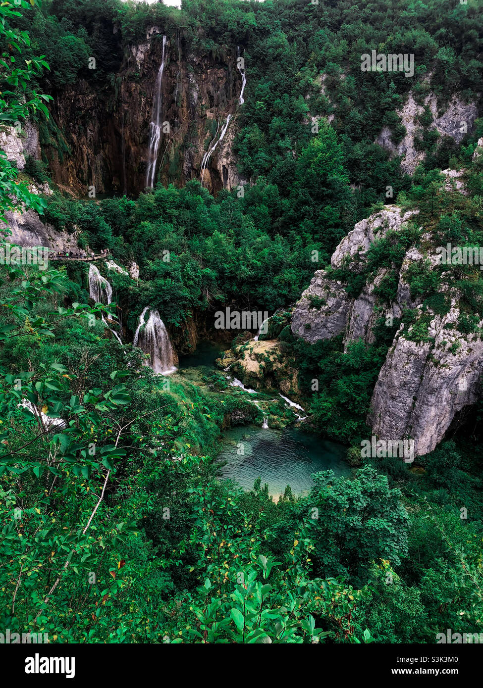 Trees in plitvice lakes hi-res stock photography and images - Alamy