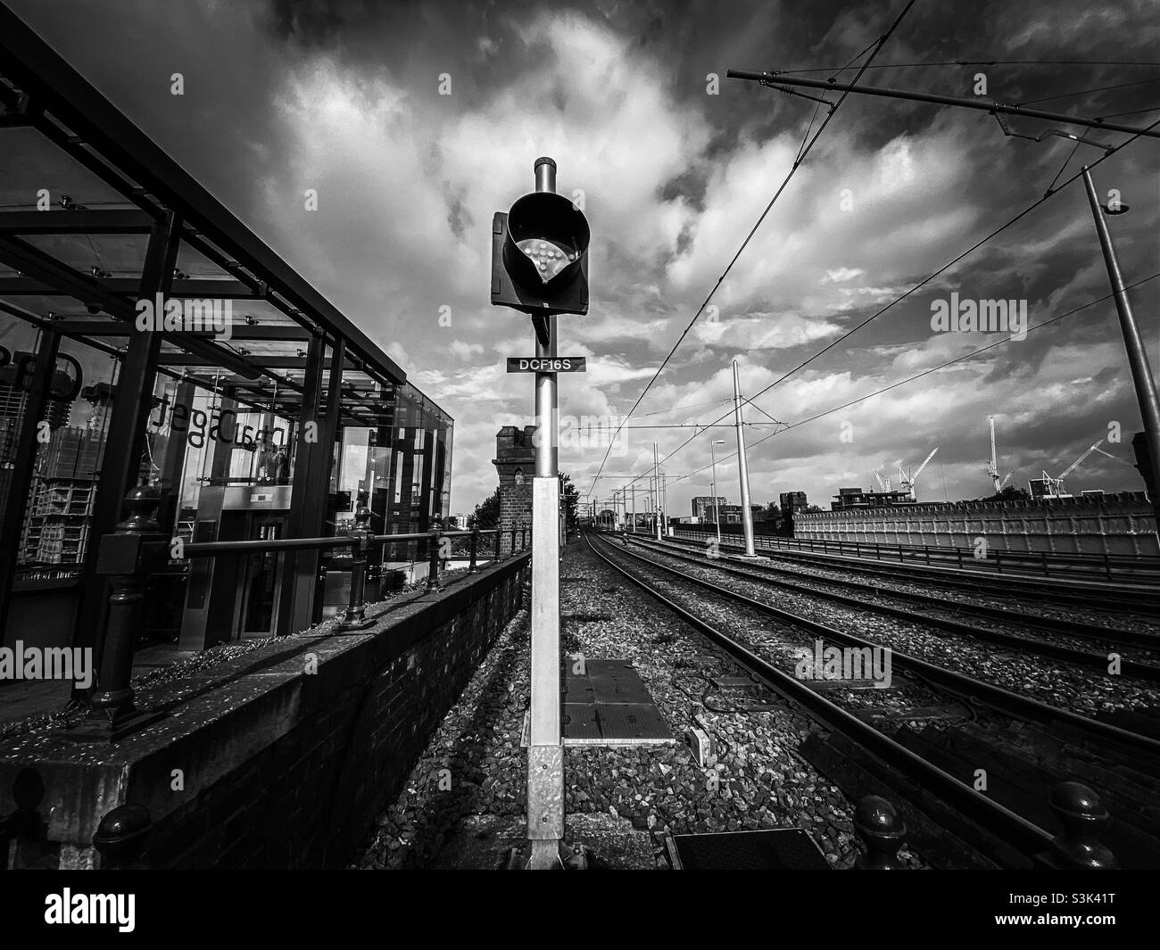 Rail tram Black and White Stock Photos & Images - Alamy