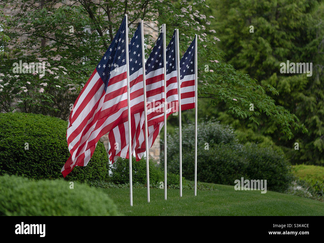 U s flags hi-res stock photography and images - Alamy