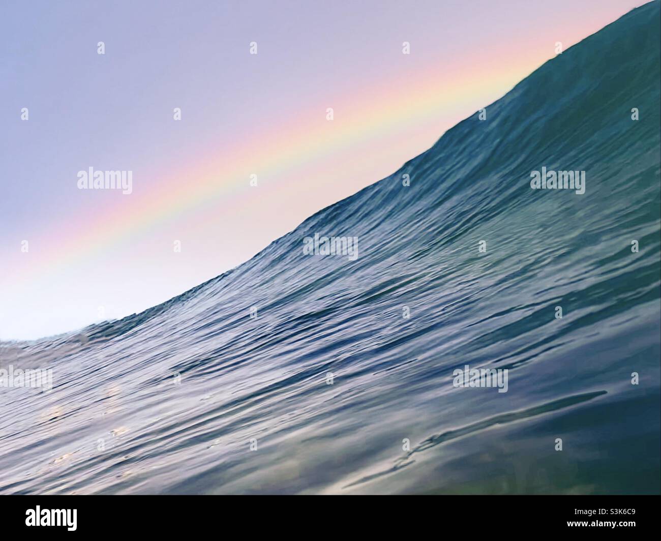 Rainbow wave hi-res stock photography and images - Alamy