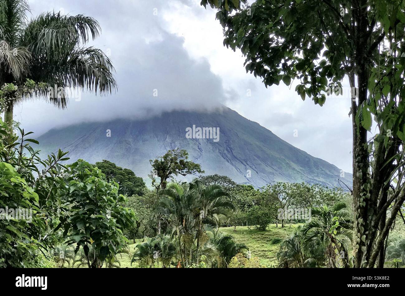 Volcano Arenal Costa Rica Stock Photo - Alamy