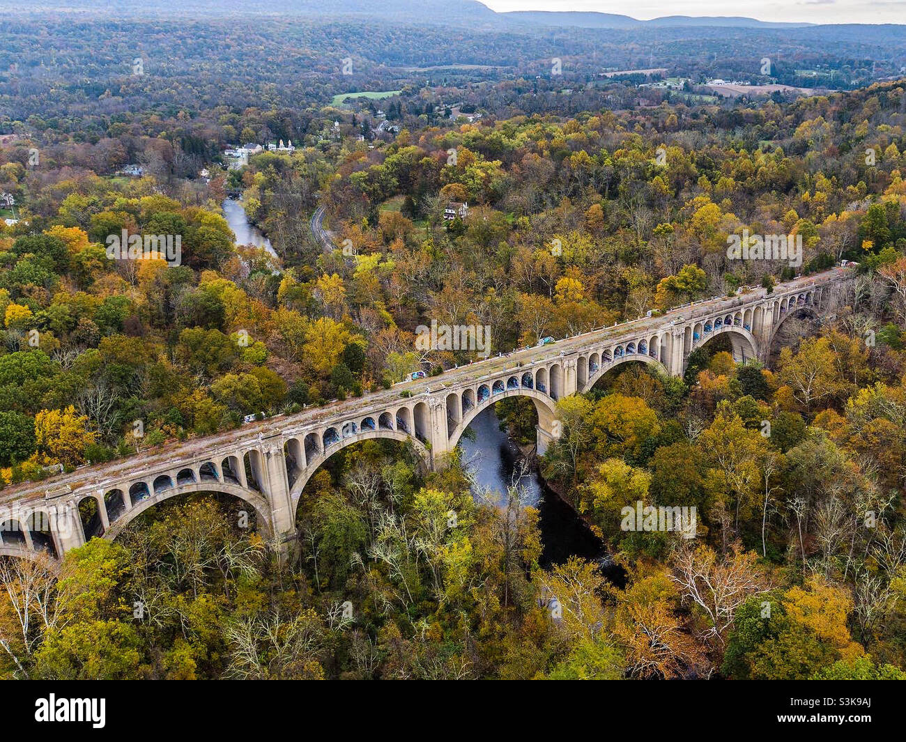 Paulinskill viaduct hi-res stock photography and images - Alamy