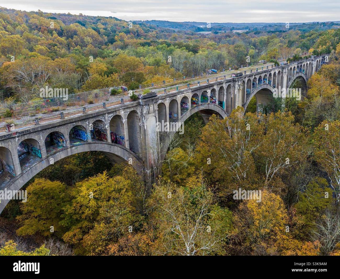 Paulinskill viaduct hi-res stock photography and images - Alamy