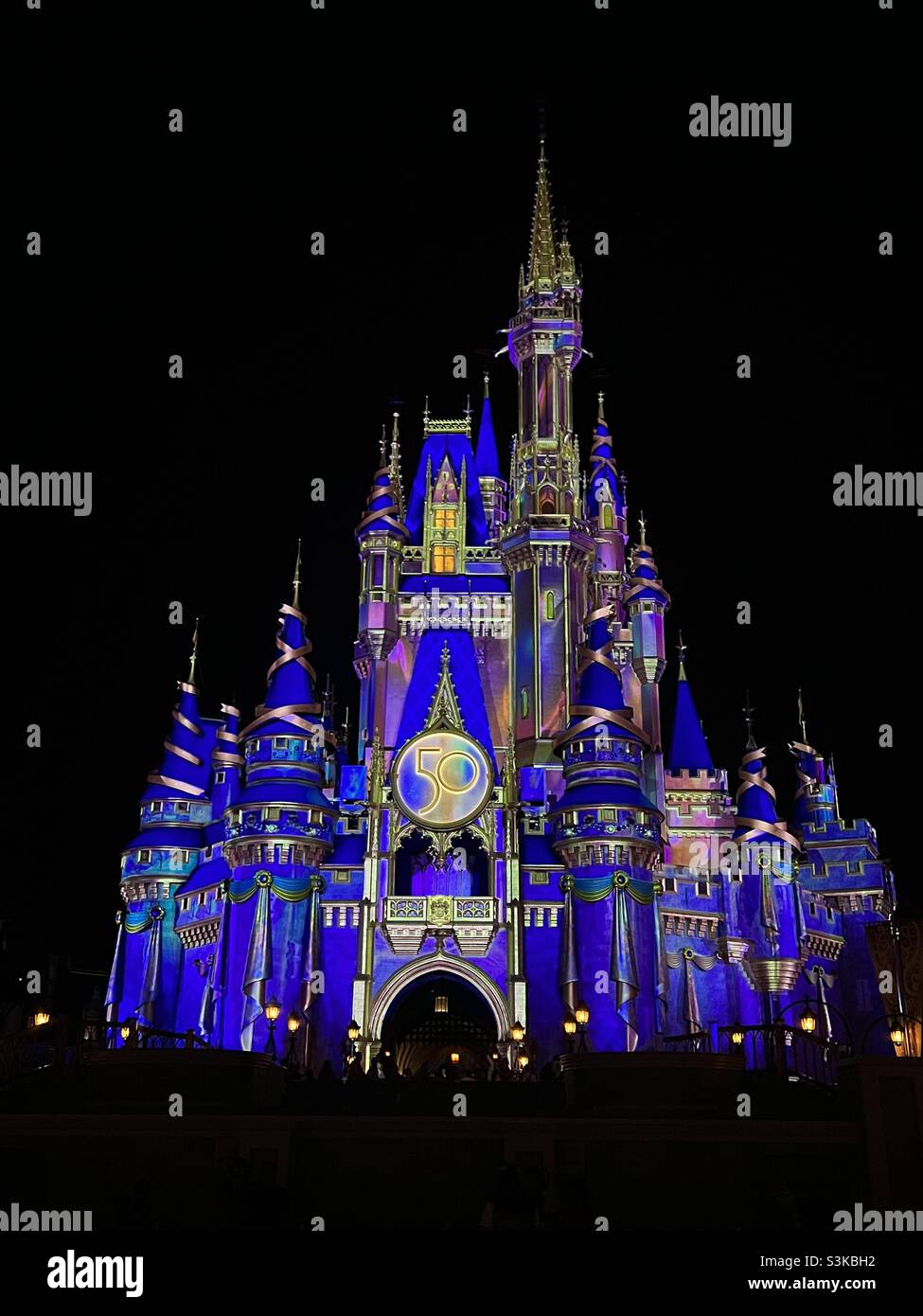 Magical evening at Magic Kingdom Stock Photo - Alamy
