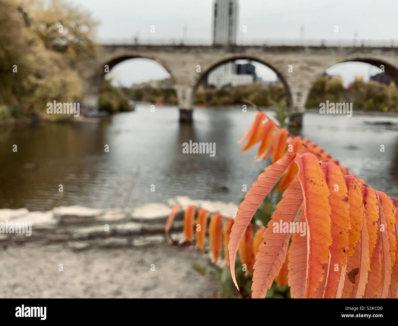 Stone Arch Bridge in Minneapolis Minnesota Stock Photo - Alamy