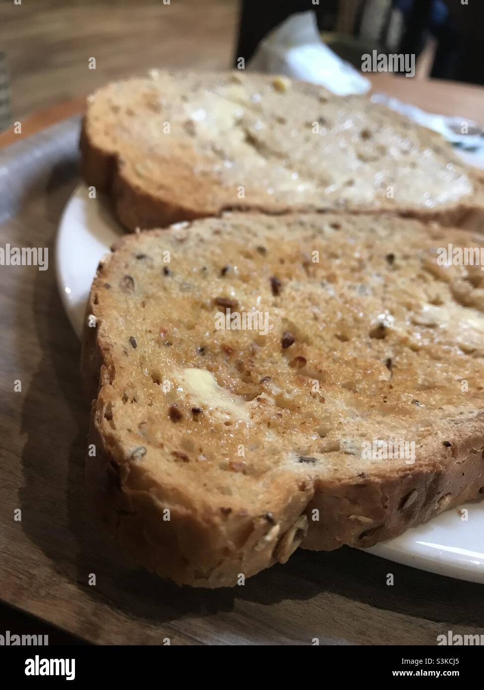 Melted butter toast hi-res stock photography and images - Alamy