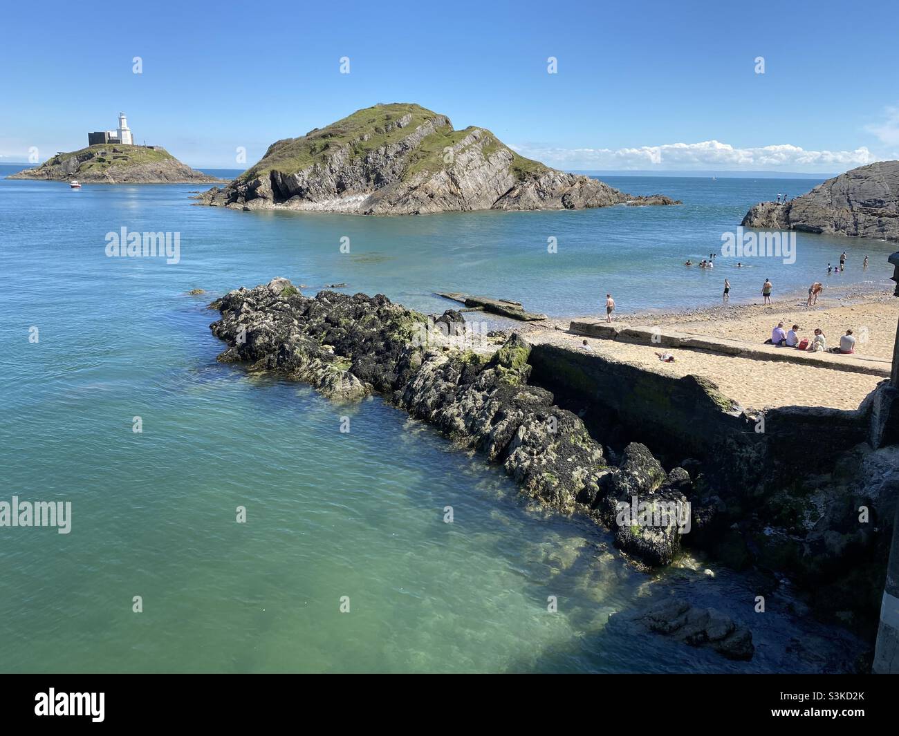 The Mumbles, sea landscape Stock Photo - Alamy
