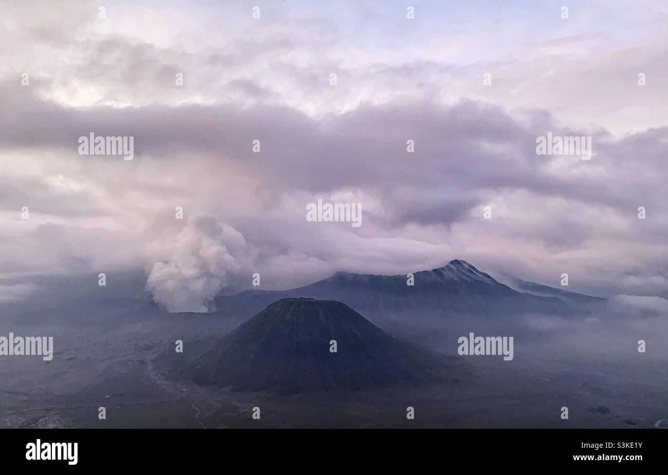 Volcano in Bali Stock Photo - Alamy