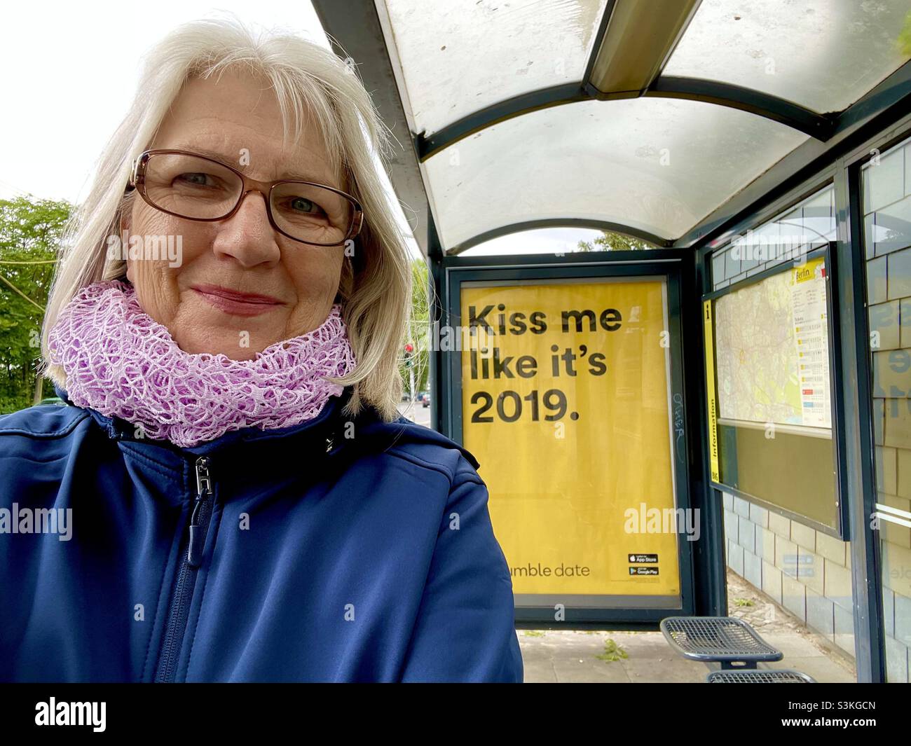 Boxhagener strasse bus stop hi-res stock photography and images - Alamy