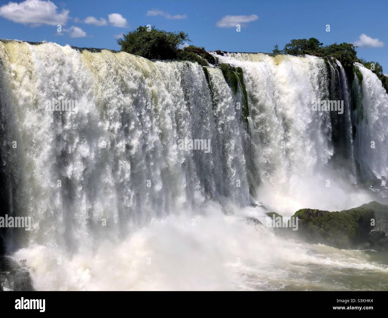 guaçu Falls, located in the State of Paraná, Brazil, one of the new ...