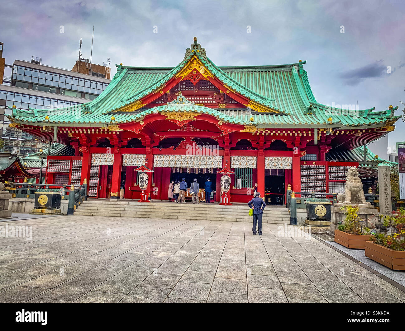 Main hall kanda myojin shrine hi-res stock photography and images - Alamy