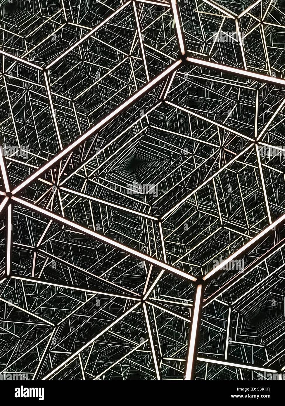 Geometric Light Sculpture