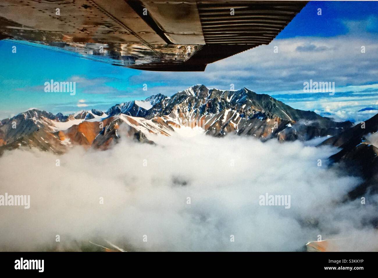 Yukon, Canada,Kluane Icefields,21980 square kilometres, mountains and ...