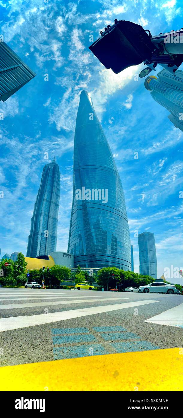 Impressive Vertical Panorama Tower Stock Photo - Alamy