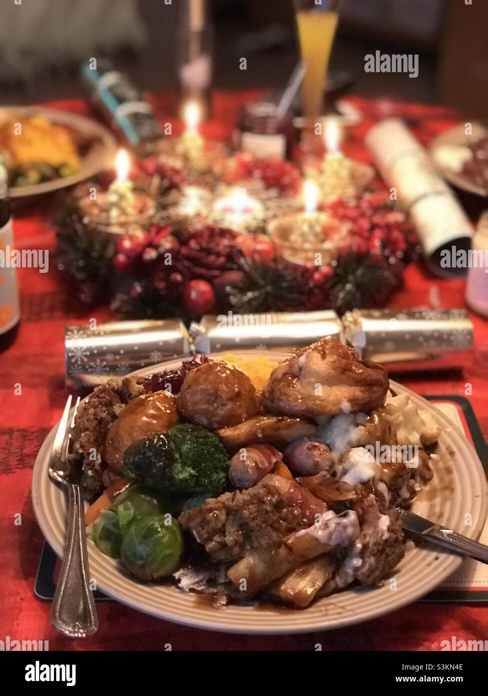 Christmas feast dinner hi-res stock photography and images - Alamy