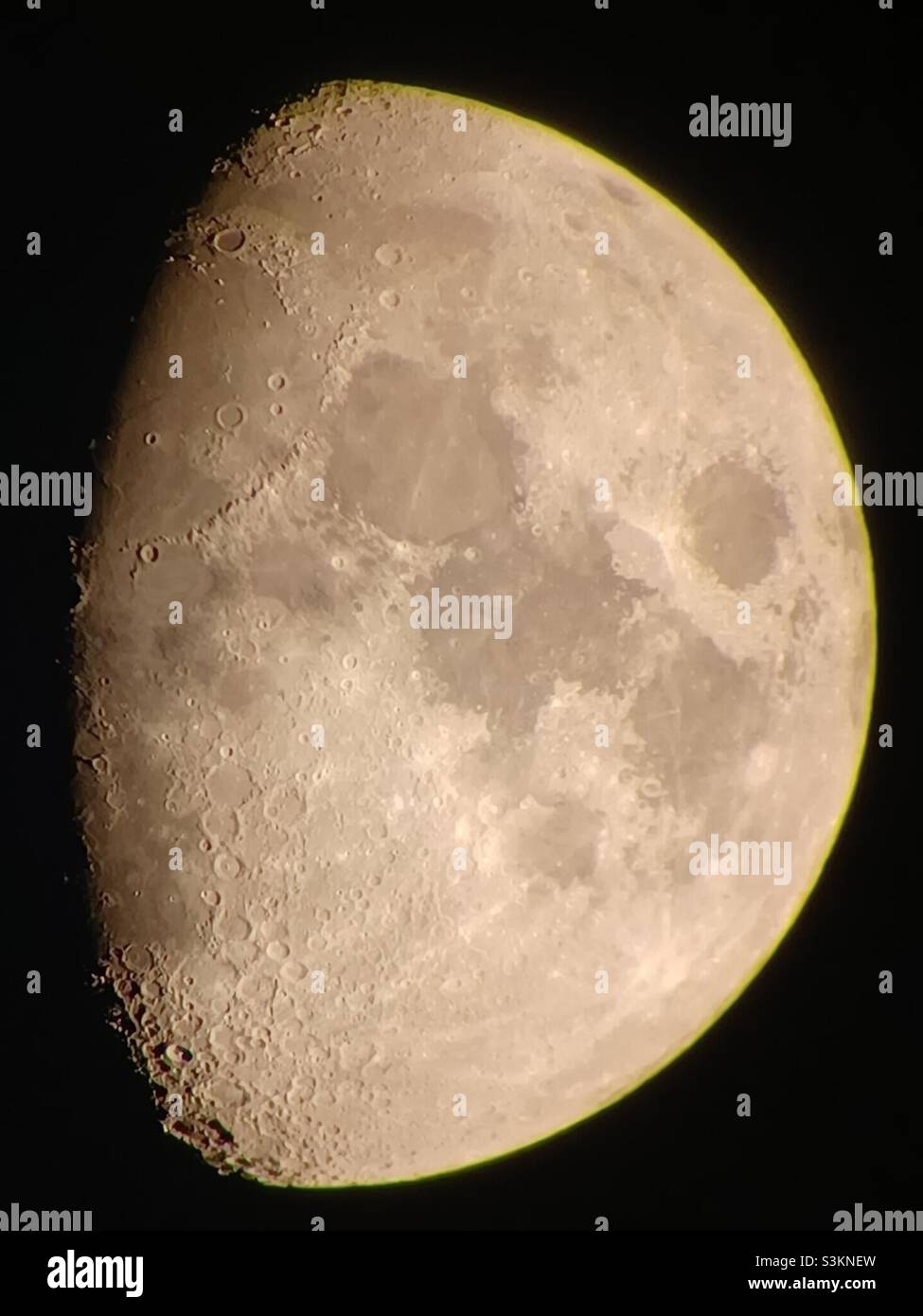 The moon from afar Stock Photo - Alamy