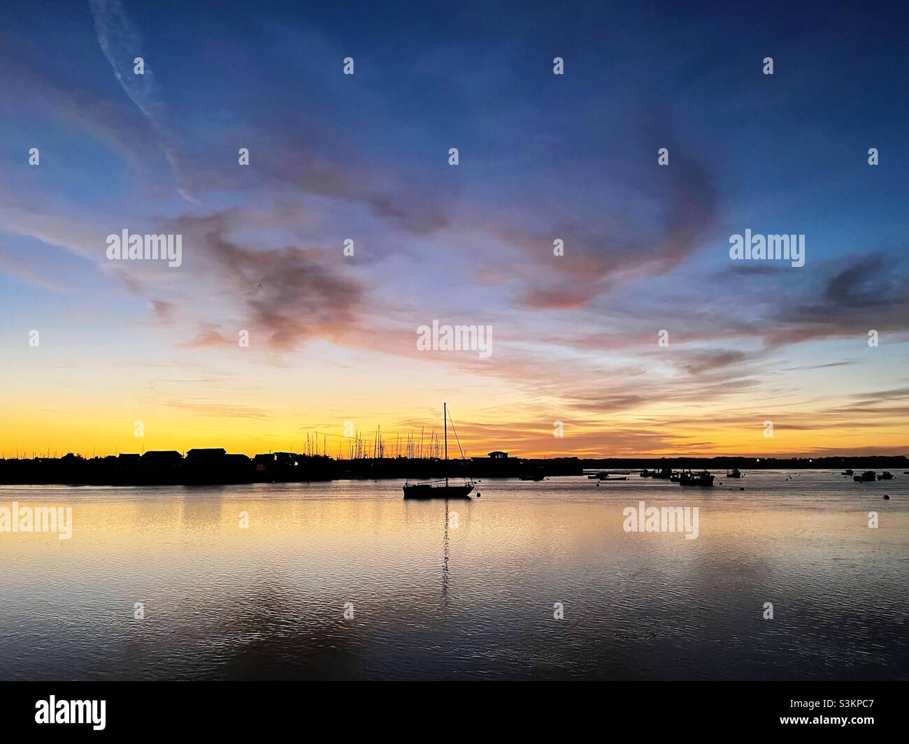 River Deben Felixstowe Ferry Suffolk England Stock Photo - Alamy