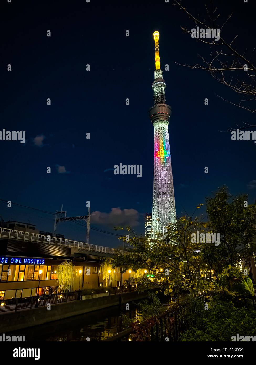 Skytree from Sumida Park, Sumida City, Tokyo, Japan Stock Photo - Alamy