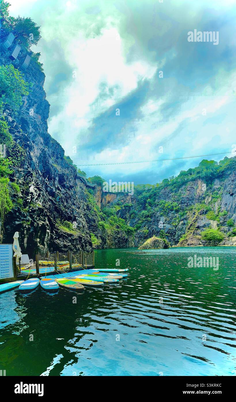 Unique Quarry Hotel Stock Photo - Alamy