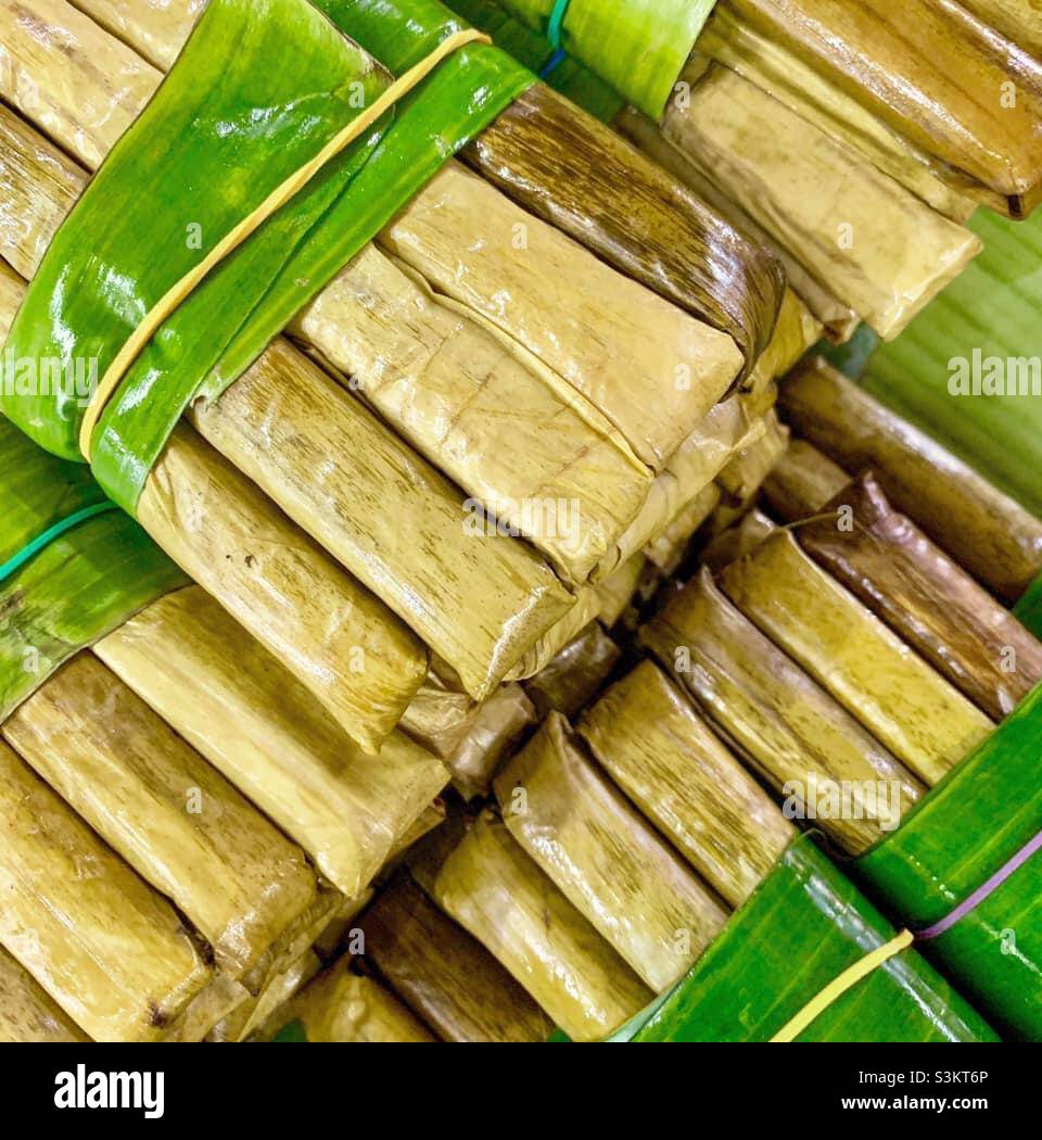 Sticky rice or Suman, Philippines’ favorite food Stock Photo - Alamy