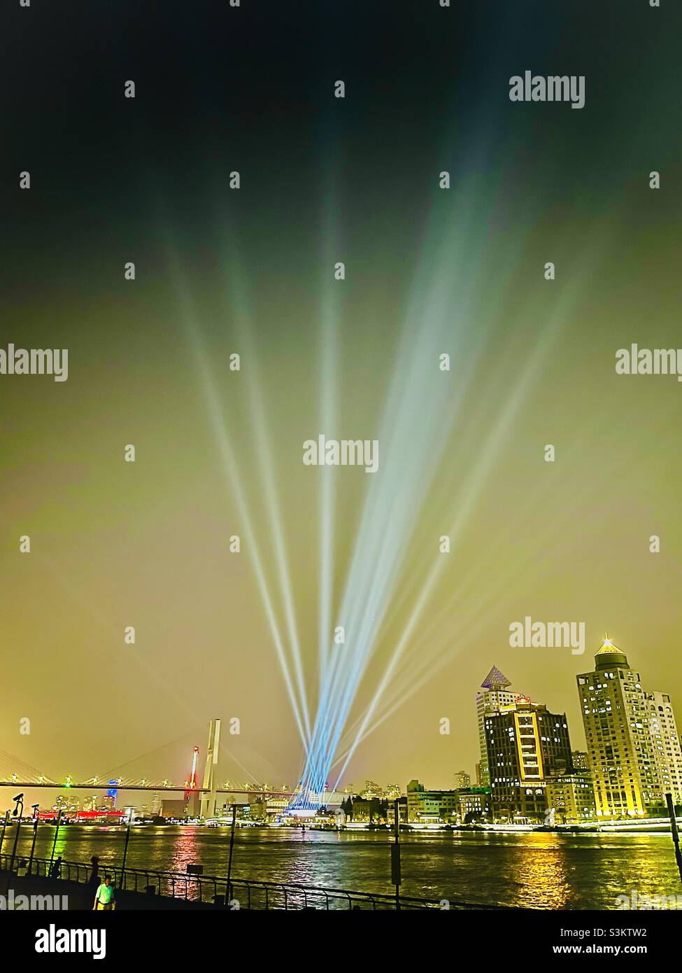 The bund lights hi-res stock photography and images - Alamy