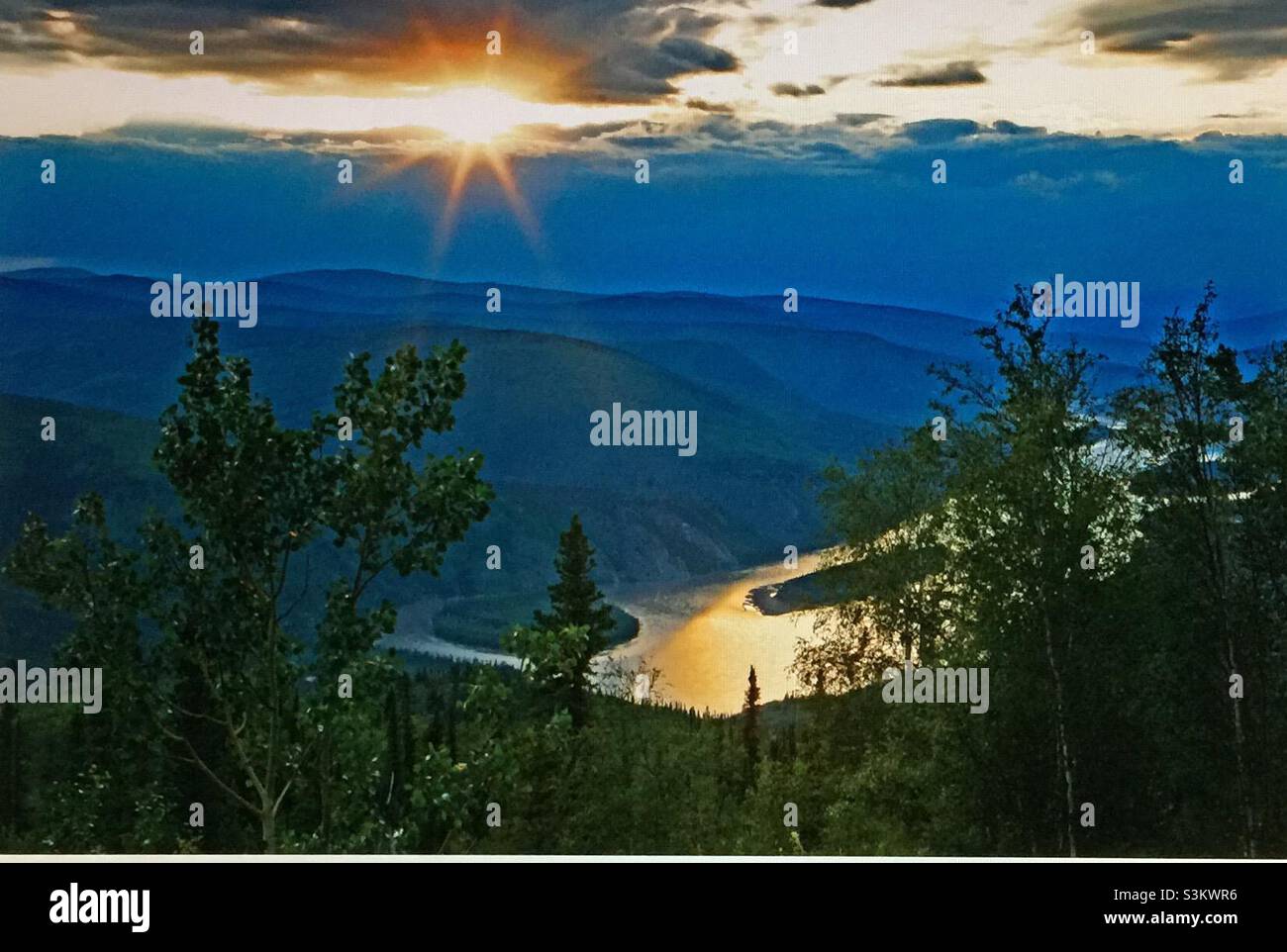 Views, from Solomon’s Dome, Yukon, Canada, Near Dawson City, Yukon ...