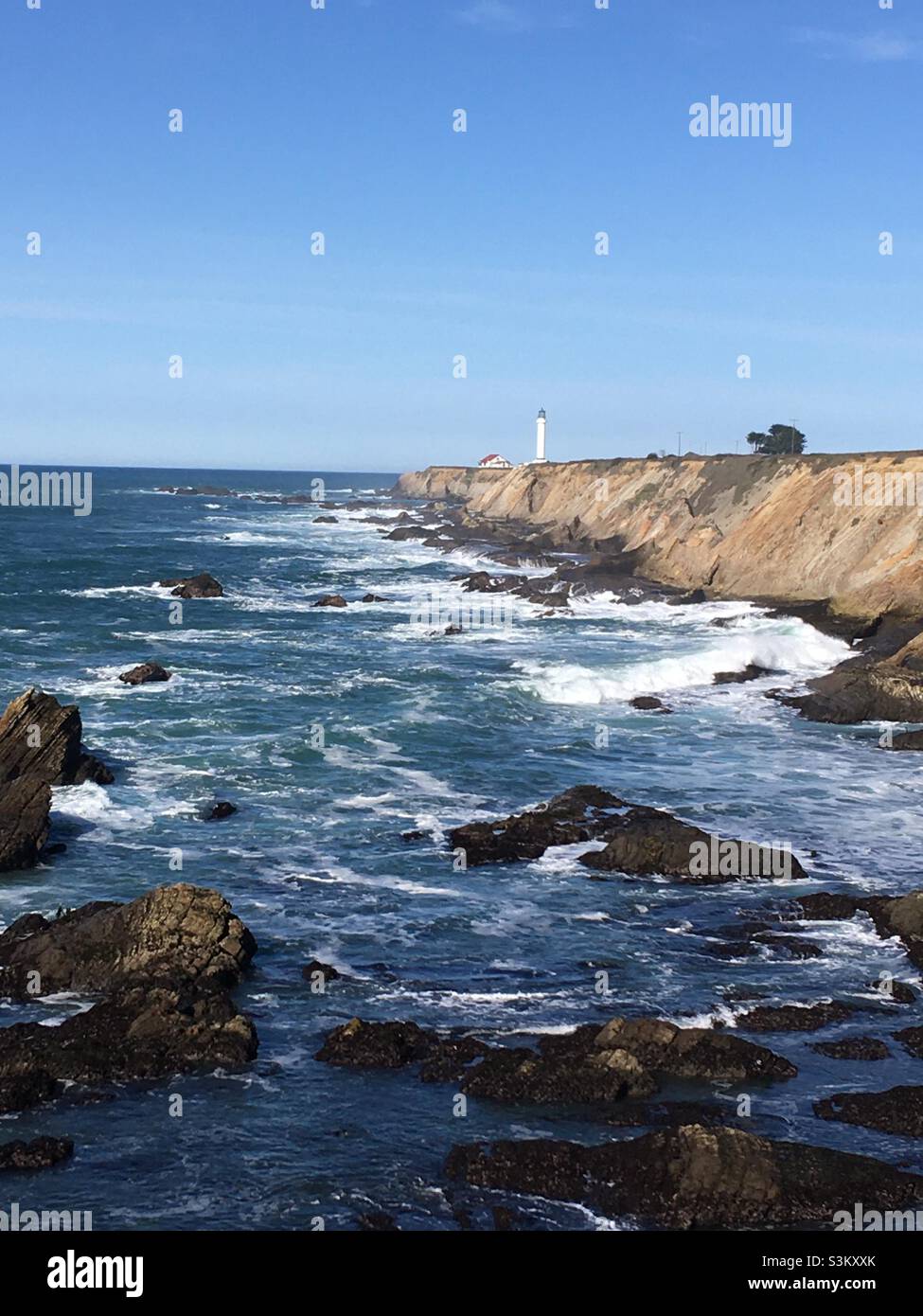 Point arena lighthouse hi-res stock photography and images - Alamy