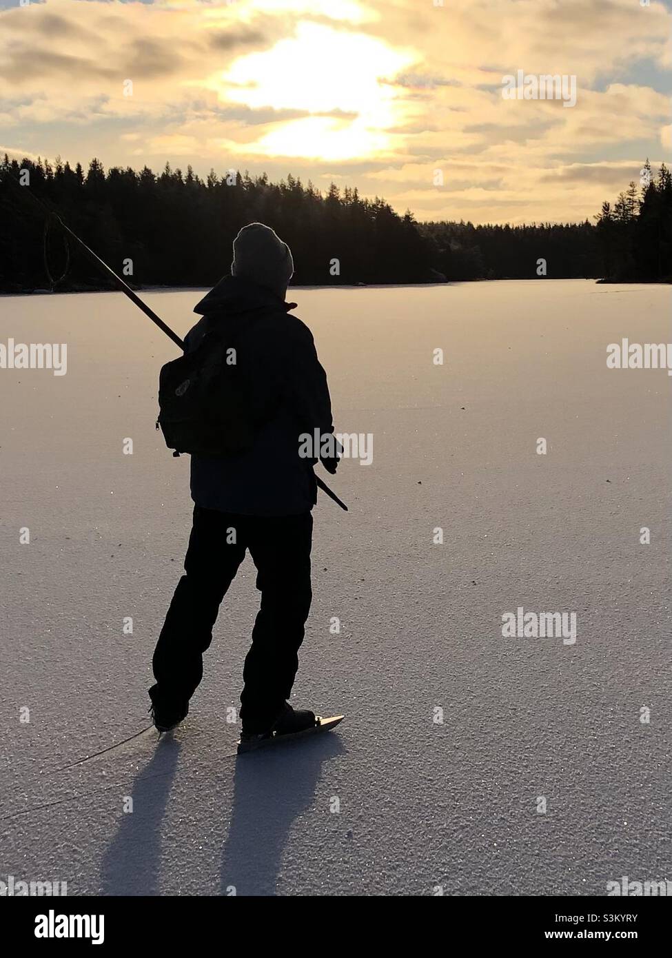 Natural ice skating sweden hi-res stock photography and images - Alamy