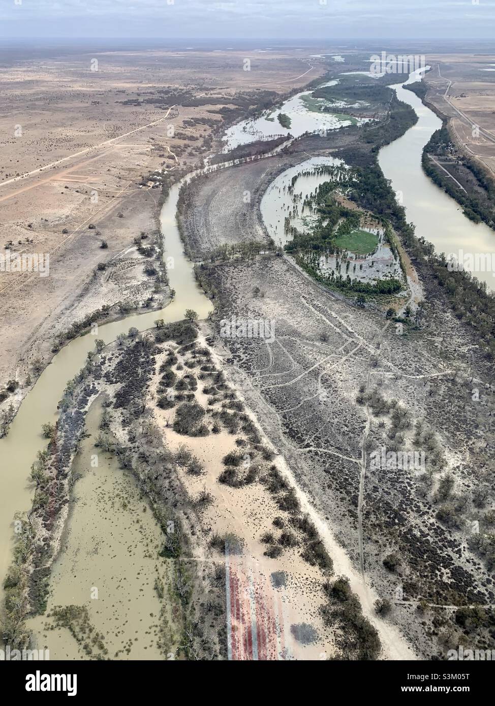 Murray river aerial hi-res stock photography and images - Alamy