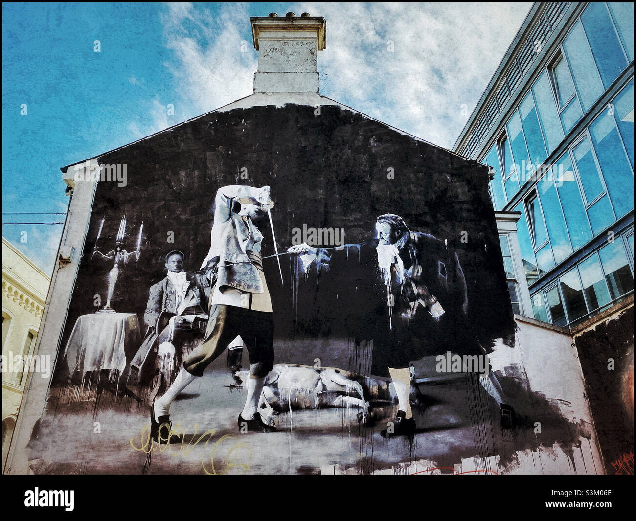 “Dance by Candlelight, The Duel of Belfast” The 2012 iconic painting by ...